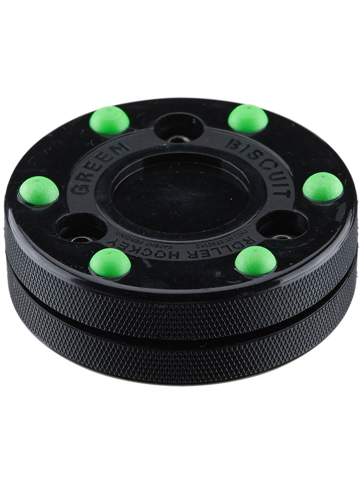 Green Biscuit - Inline Hockey Puck Black – Max Out Sports