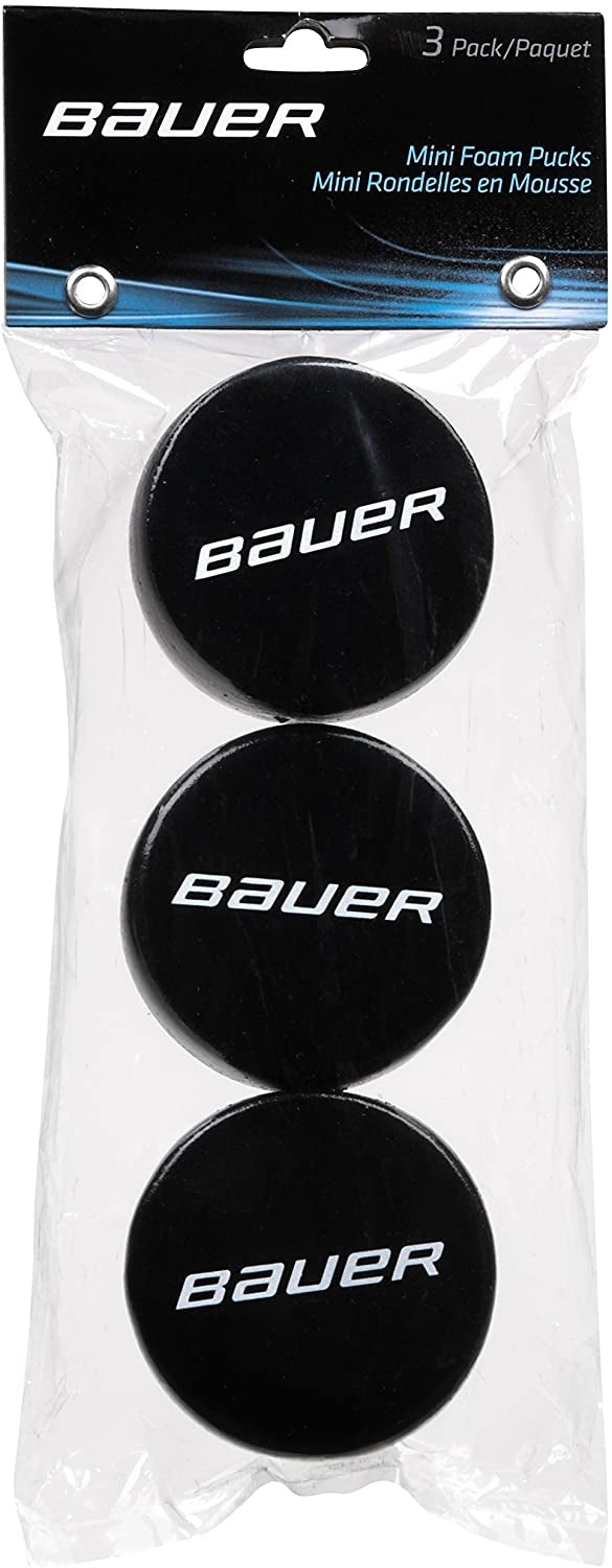 Bauer Mini Foam Pucks – 3 Pack – Max Out Sports